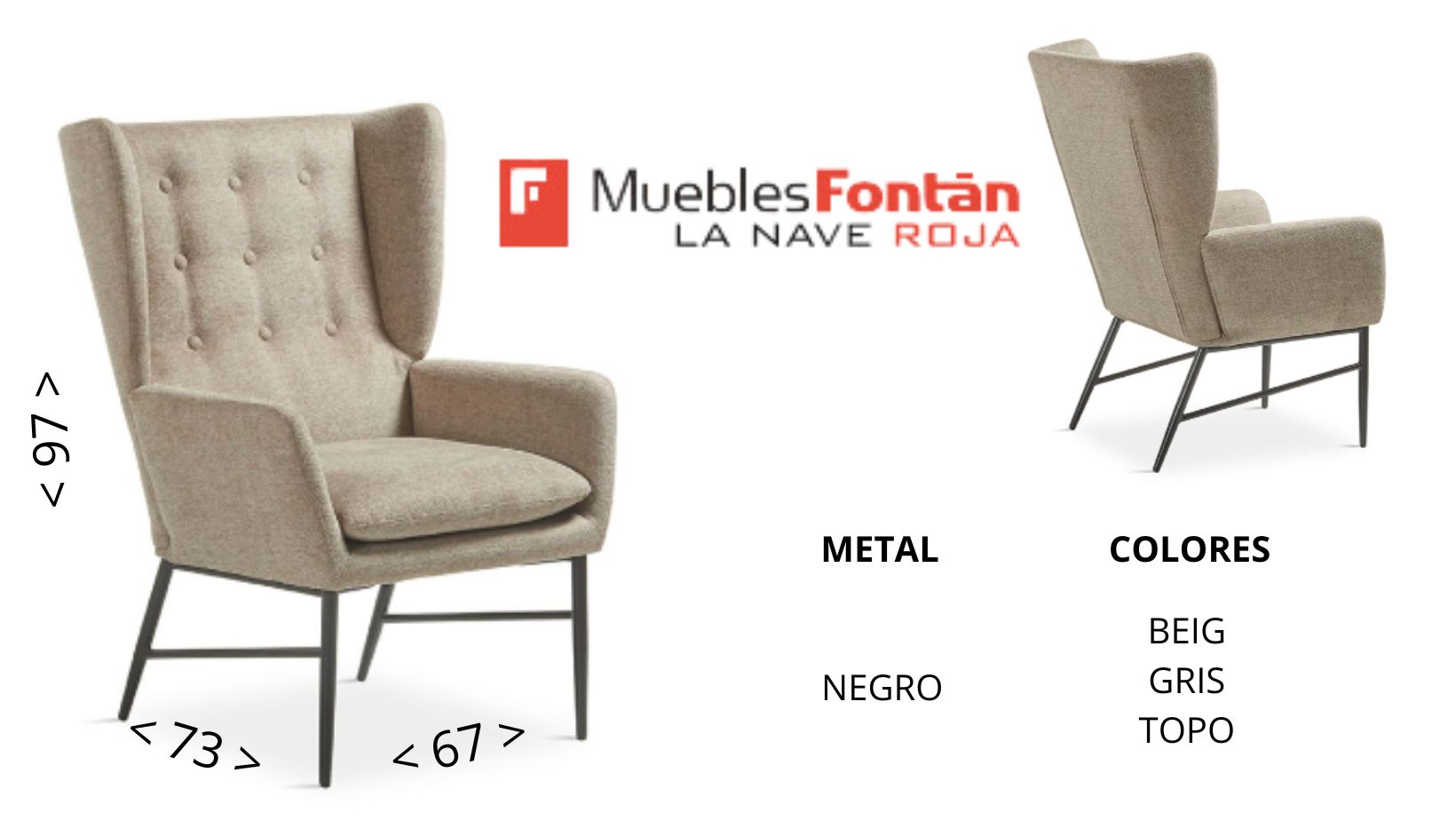 SILLONES FIJOS | Muebles Fontán