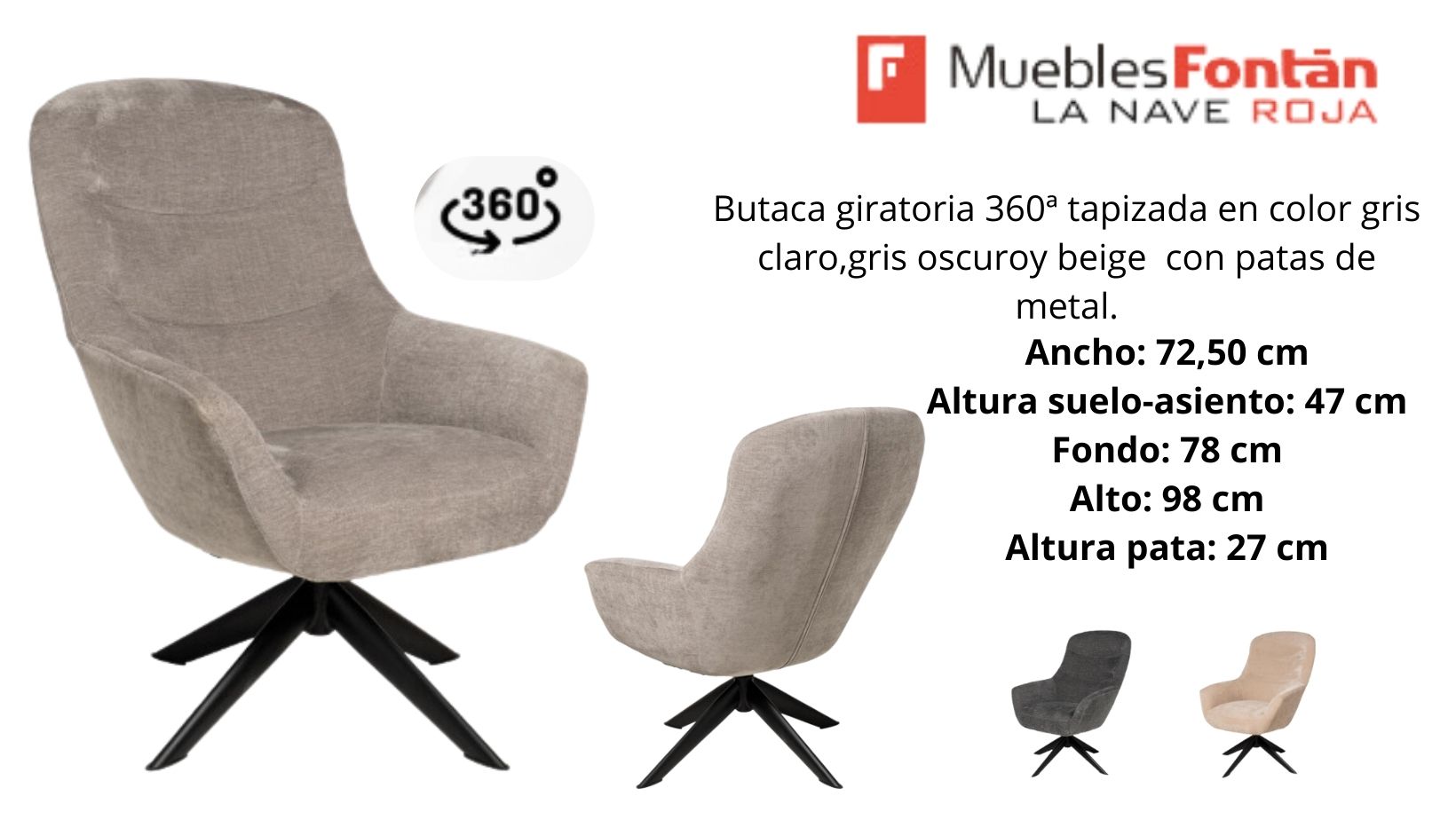 SILLONES FIJOS | Muebles Fontán