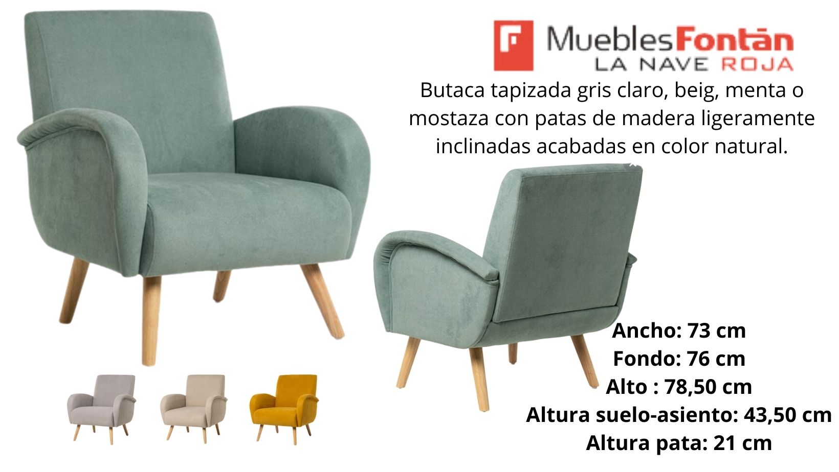 SILLONES FIJOS | Muebles Fontán