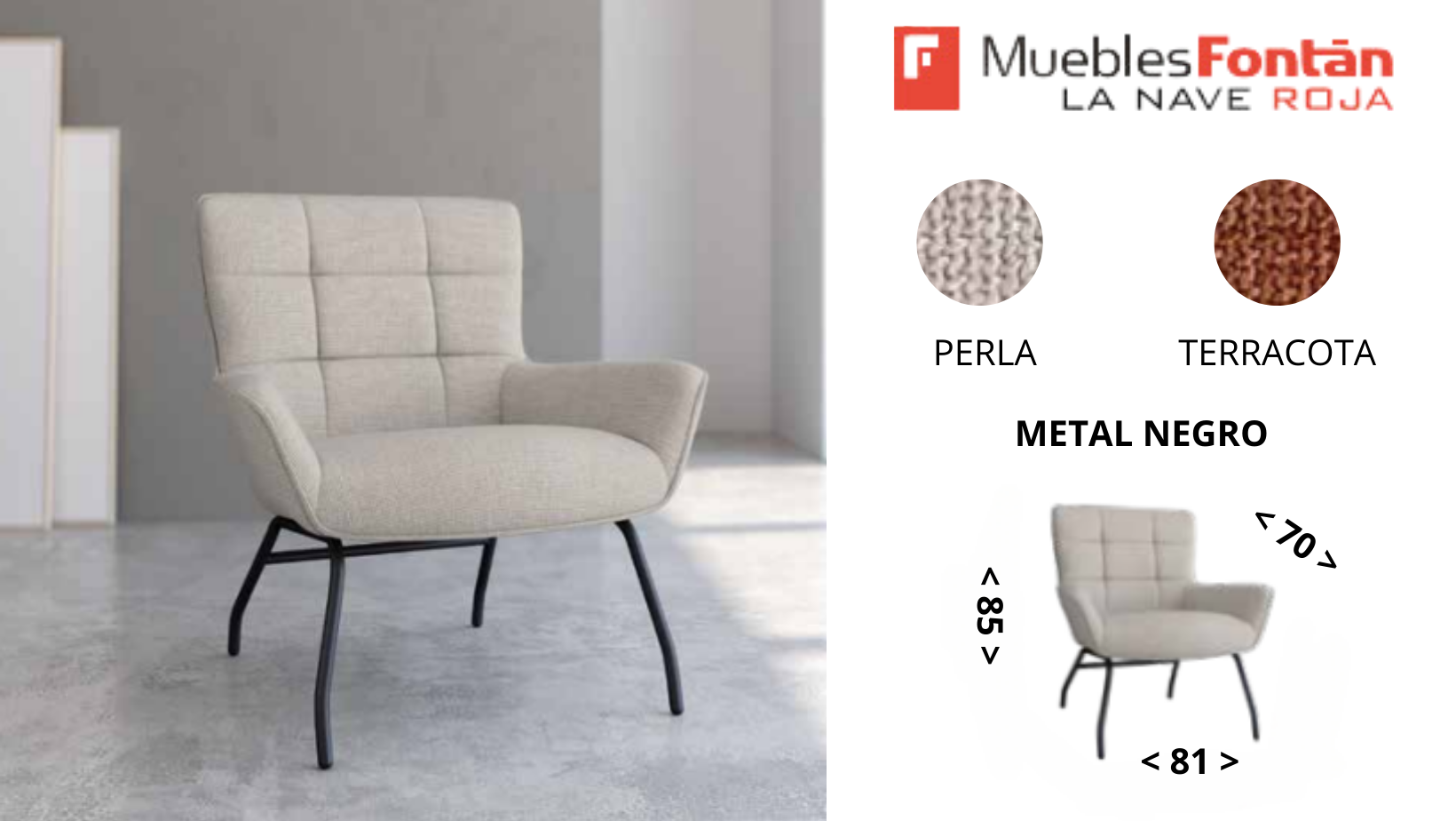 SILLONES FIJOS | Muebles Fontán